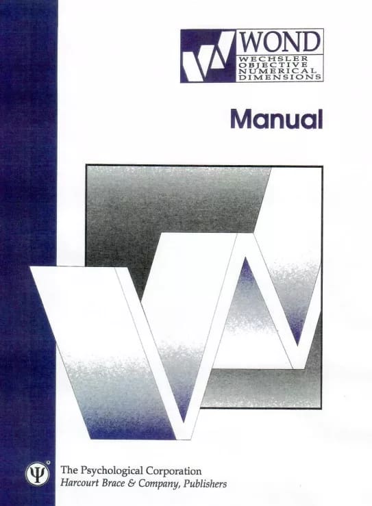 WOND Wechsler Objective Numerical Dimensions